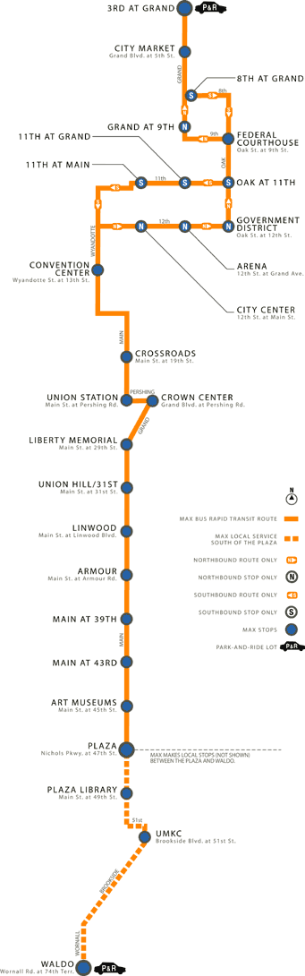 Metro Area Express (MAX) | Maps and Schedules | KCATA